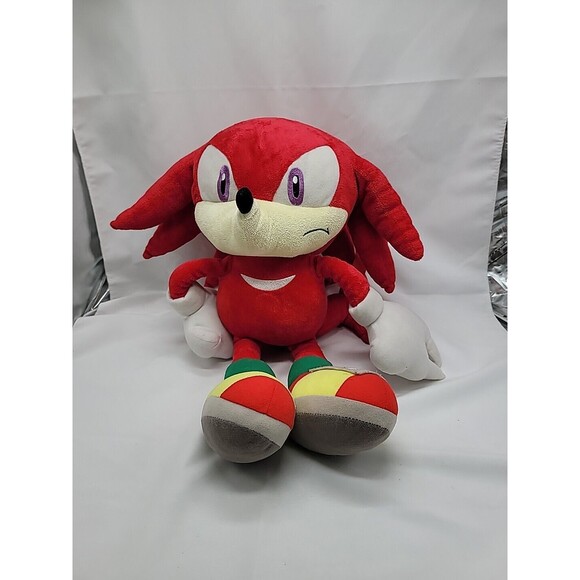 Sega | Toys | Sonic The Hedgehog Authentic Knuckles Red Plush Doll ...